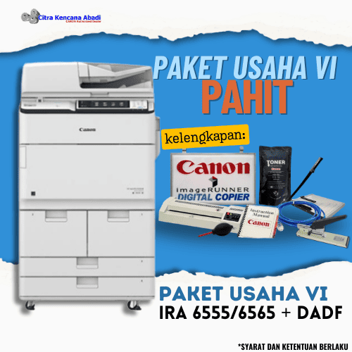 Paket Usaha Mesin Fotocopy VI | iRA 6555/6565 + DADF - Citra Kencana Abadi